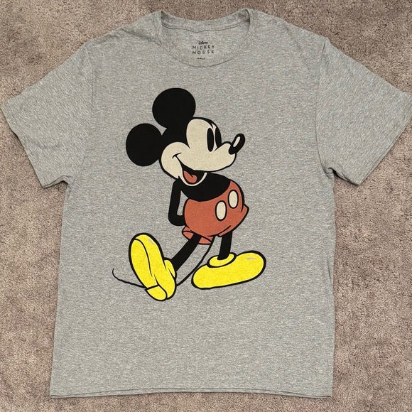 Disney | Shirts | Disney Gray Mickey Mouse Apparel | Poshmark